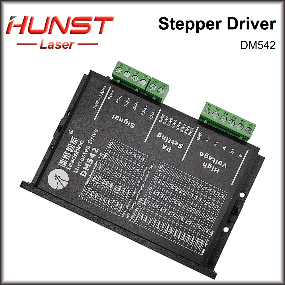 HUNST Leadshine DM542 Analog Stepper Motor Driver 2 Phase 20-50VDC Max – hunstlaser