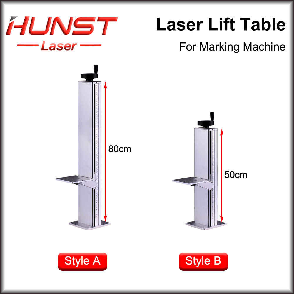 Hunst Laser Marking Machine Lift Table Z-axis Lift Stand Height 500 an ...