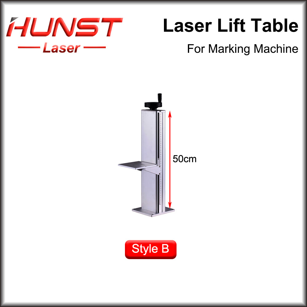 Hunst Laser Marking Machine Lift Table Z-axis Lift Stand Height 500 an ...