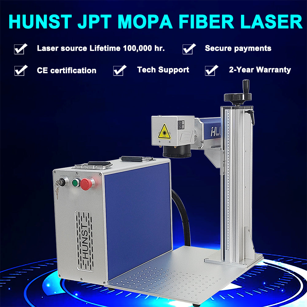 Hunst 20W 30W 60W 80W 100W JPT MOPA M7 Fiber Laser Marking Machine ...