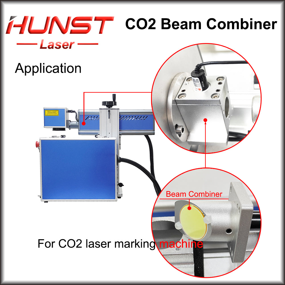 Hunst 10.6um Laser Beam Combiner Lens Diameter 20mm 25mm for CO2 Engra ...