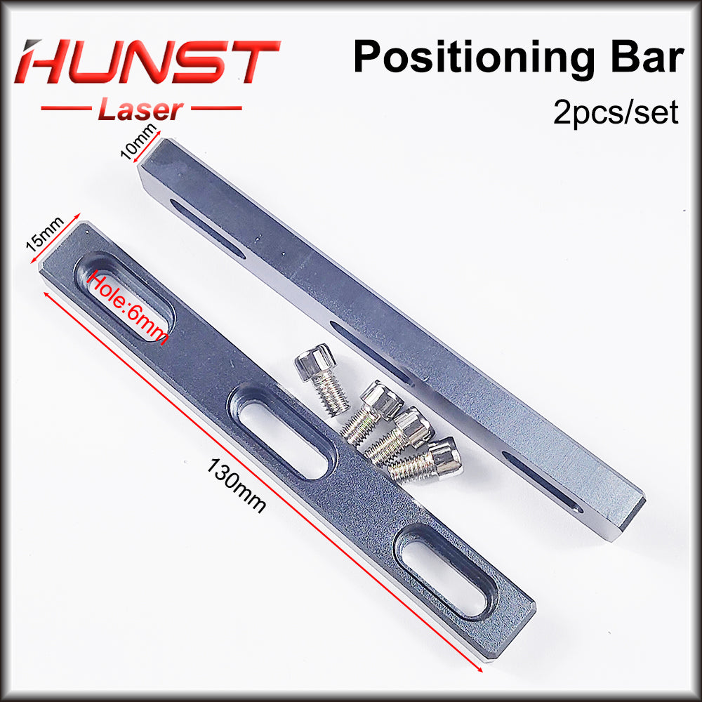 HUNST Worktable Positioning Bar 2pcs 130*16mm Dia.6mm + 4pcs Positioni ...