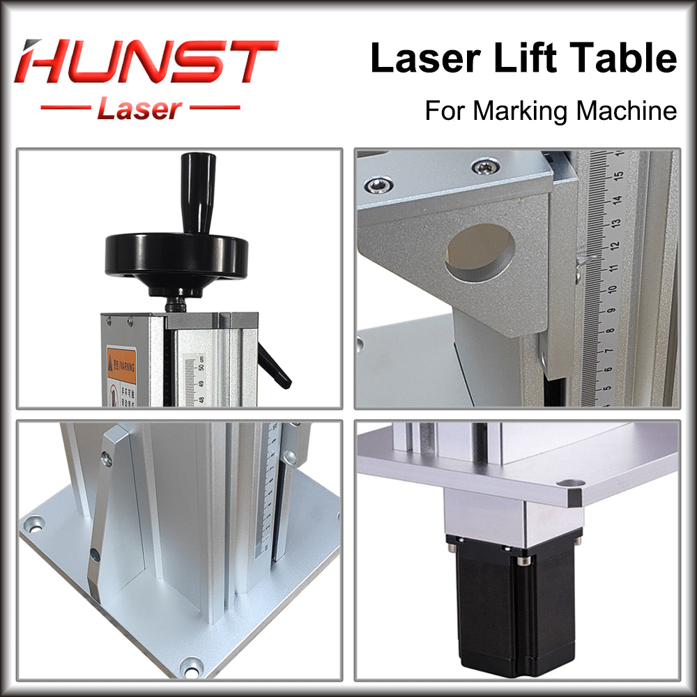 Hunst Laser Marking Machine Lift Table Z-axis Lift Stand Height 500 an ...
