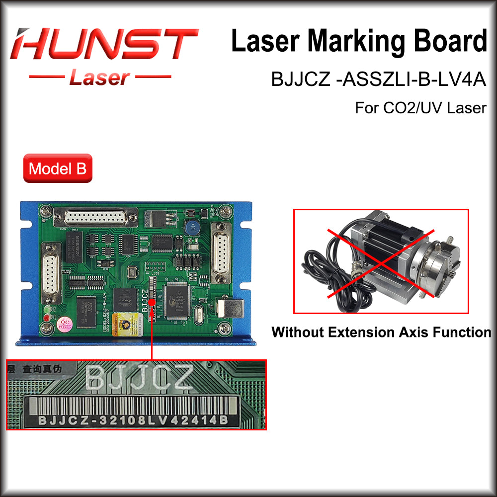 Hunst Original BJJCZ LV4 CO2 UV Laser Controller Ezcad Control Card Mo ...